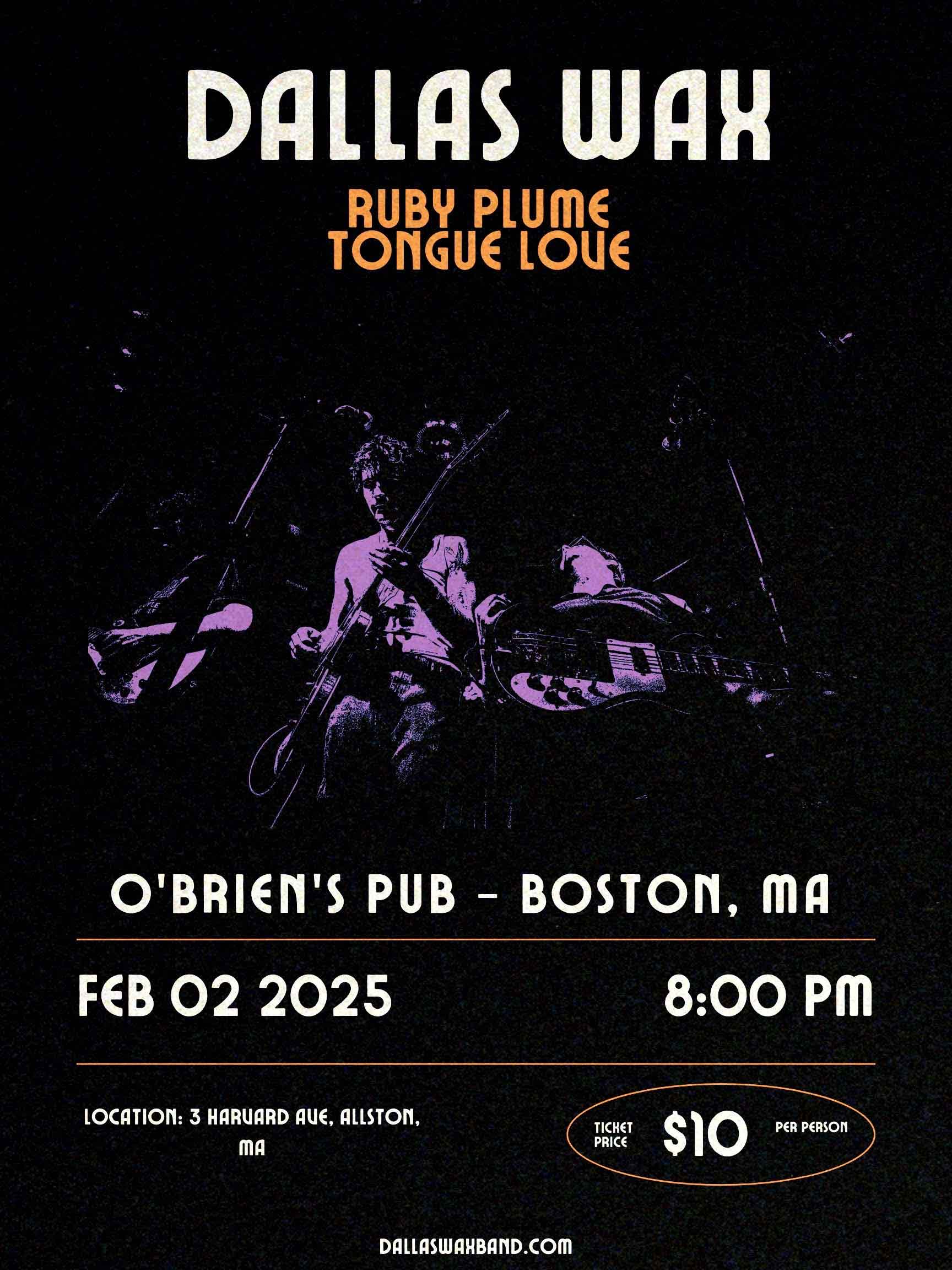 Show List - O'Brien's Pub